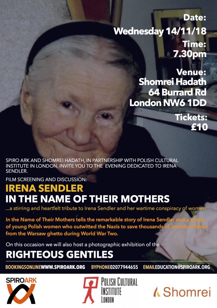 Irena Sendler – In The Name of Their Mothers – Nitza Spiro Hebrew Studies